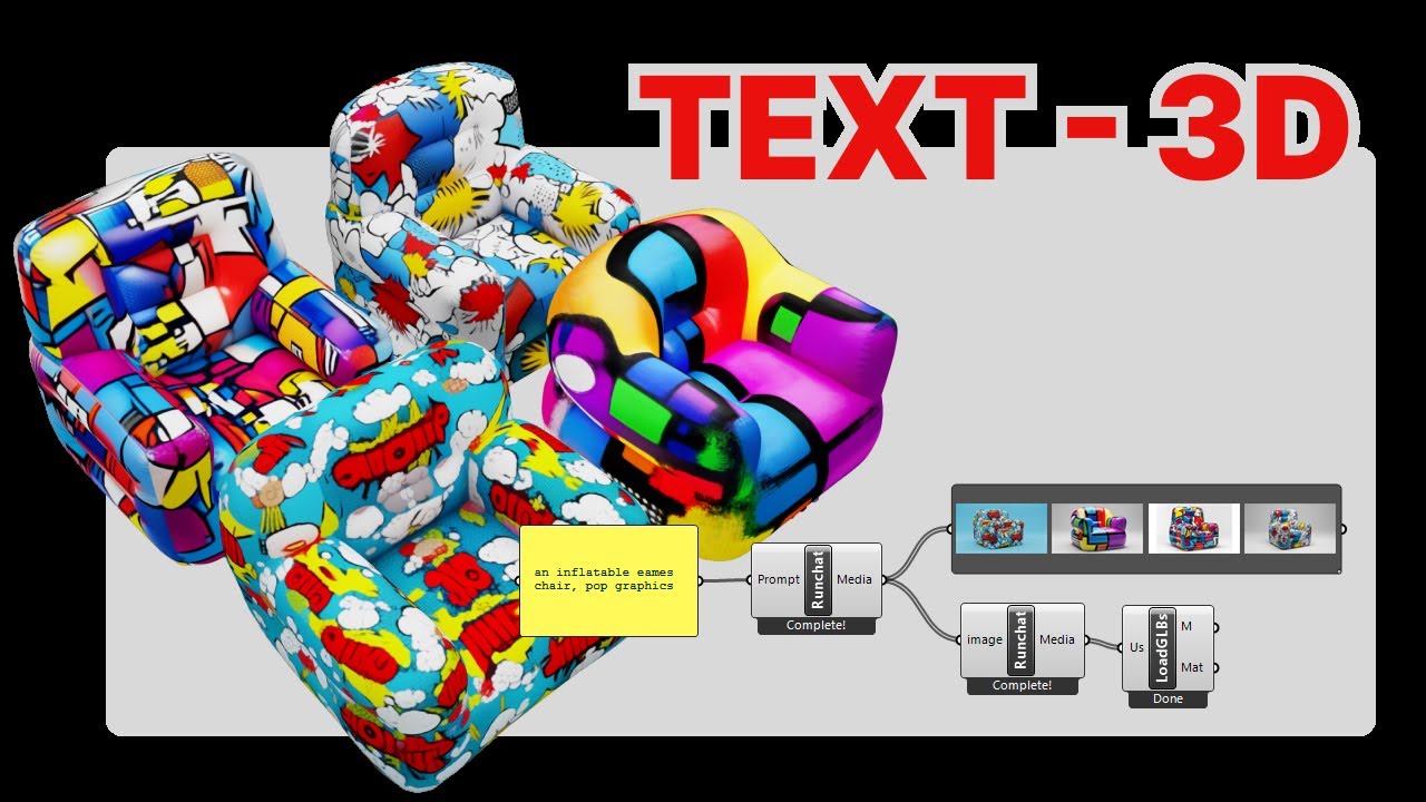 Runchat in Grasshopper: Text to 3D - YouTube