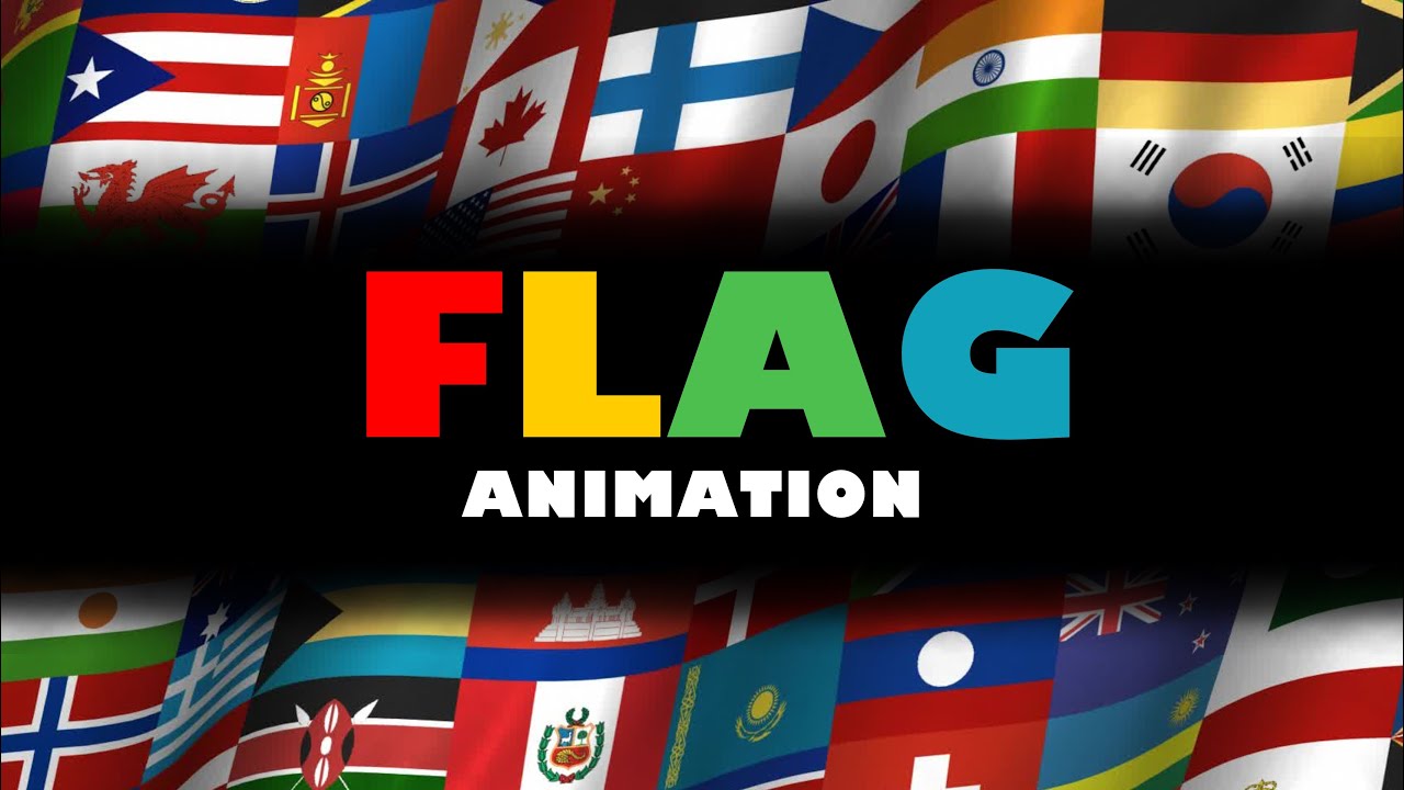 Flag Animation (Check The Description) - YouTube