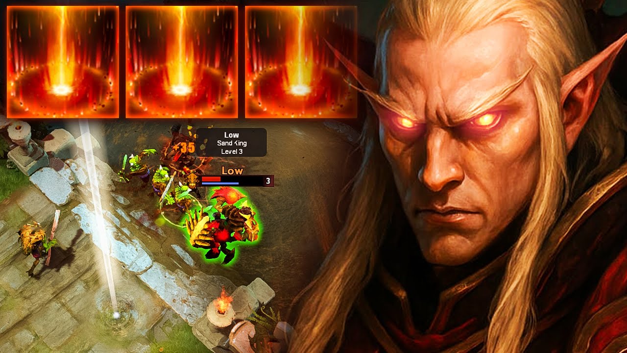 Sand King Mid vs Invoker and...EZPZ!! Dota 2 Invoker - YouTube