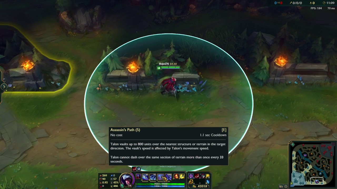 Consistent use of Talon's E "Assassin's Path" - YouTube