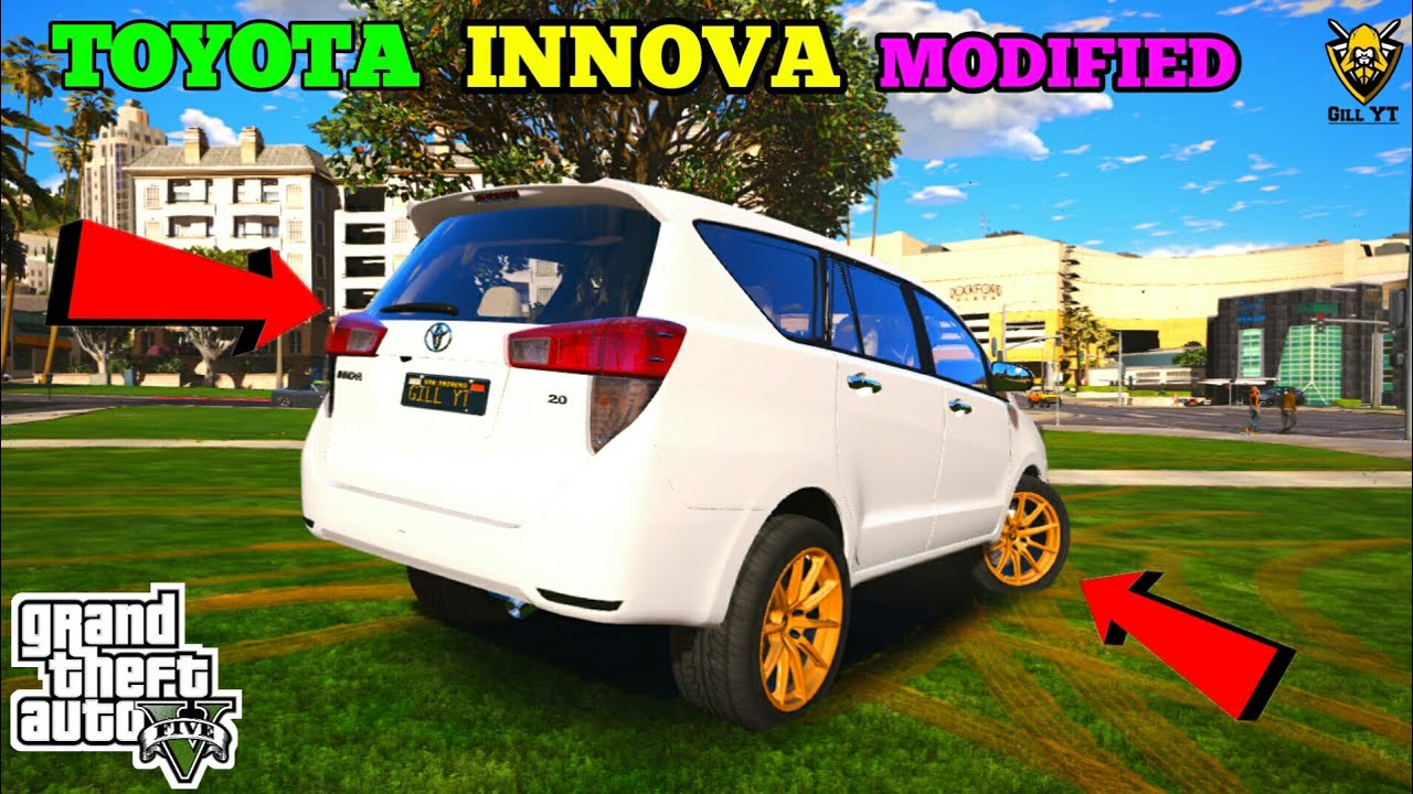 GTA 5 : IMPORTING NEW TOYOTA INNOVA CRYSTA FROM INDIA 😱 - YouTube