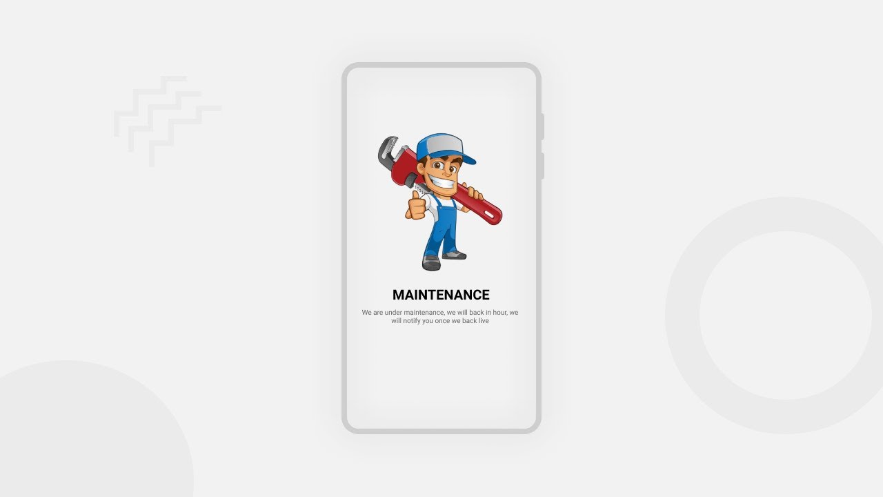 How to add maintenance screen in your kodular or MIT app inventor app ...
