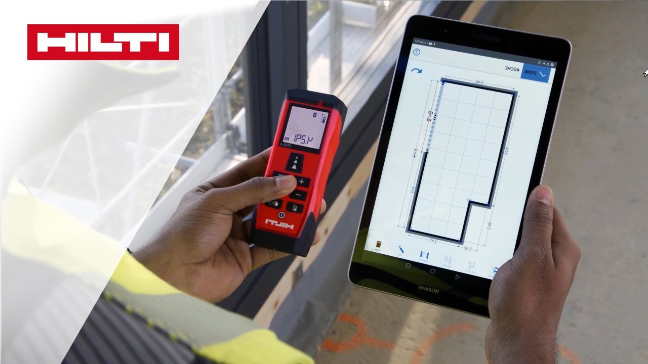 INTRODUCTIE van de nieuwe Hilti PD-I laserafstandmeter - YouTube