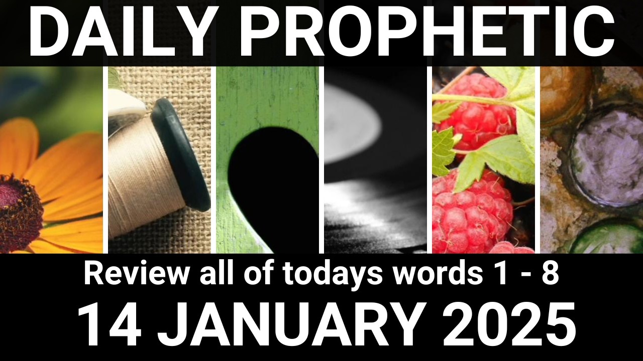 Daily Prophetic Word 14 January 2024 All Words 8 Prophetic Words to Inspire and Encourage You ...