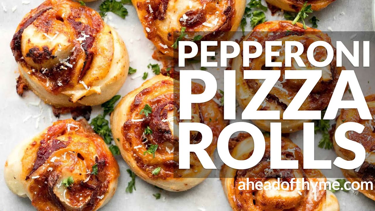 Homemade Pepperoni Pizza Rolls