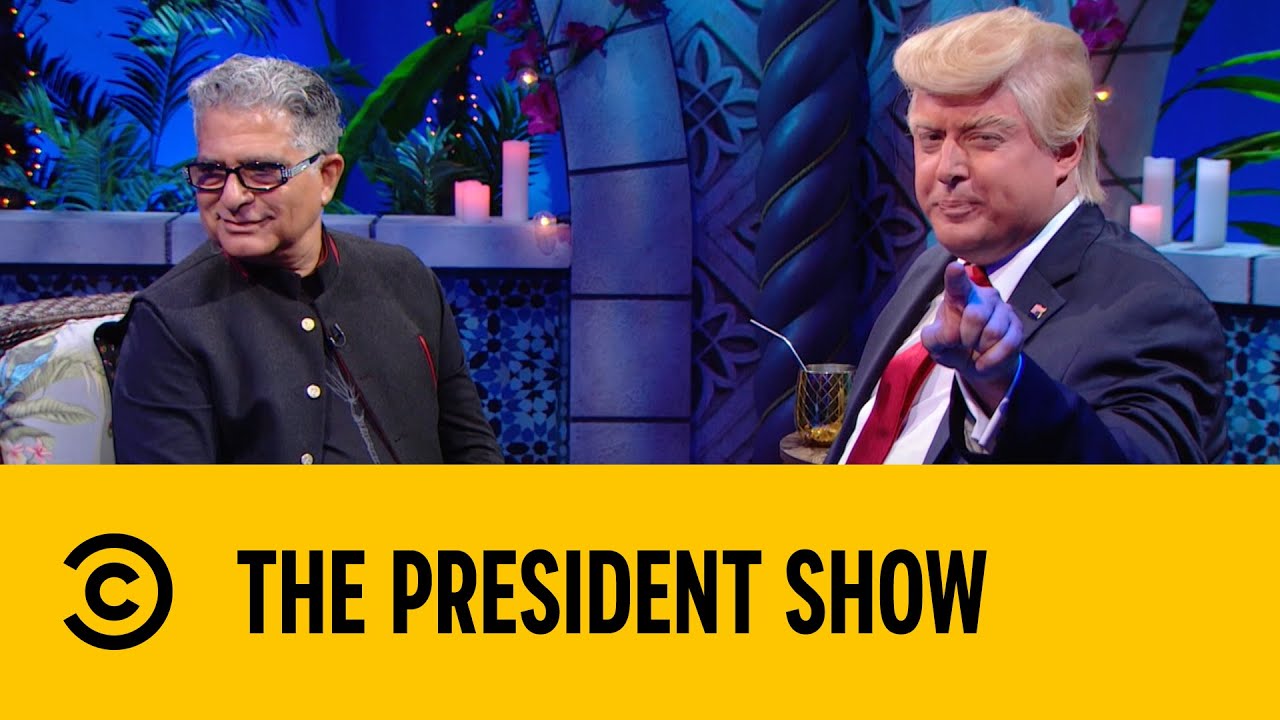 Deepak Teaches Trump Meditation | The President Show - YouTube