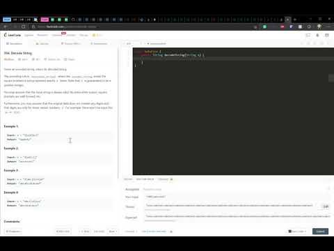 394. Decode String LeetCode Java solution - YouTube