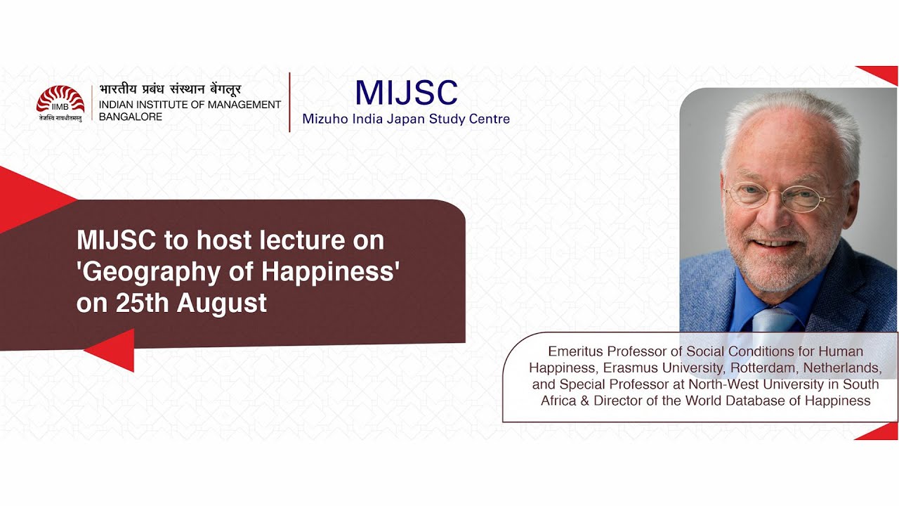 “Geography of Happiness: Perspectives Across Nations” - YouTube