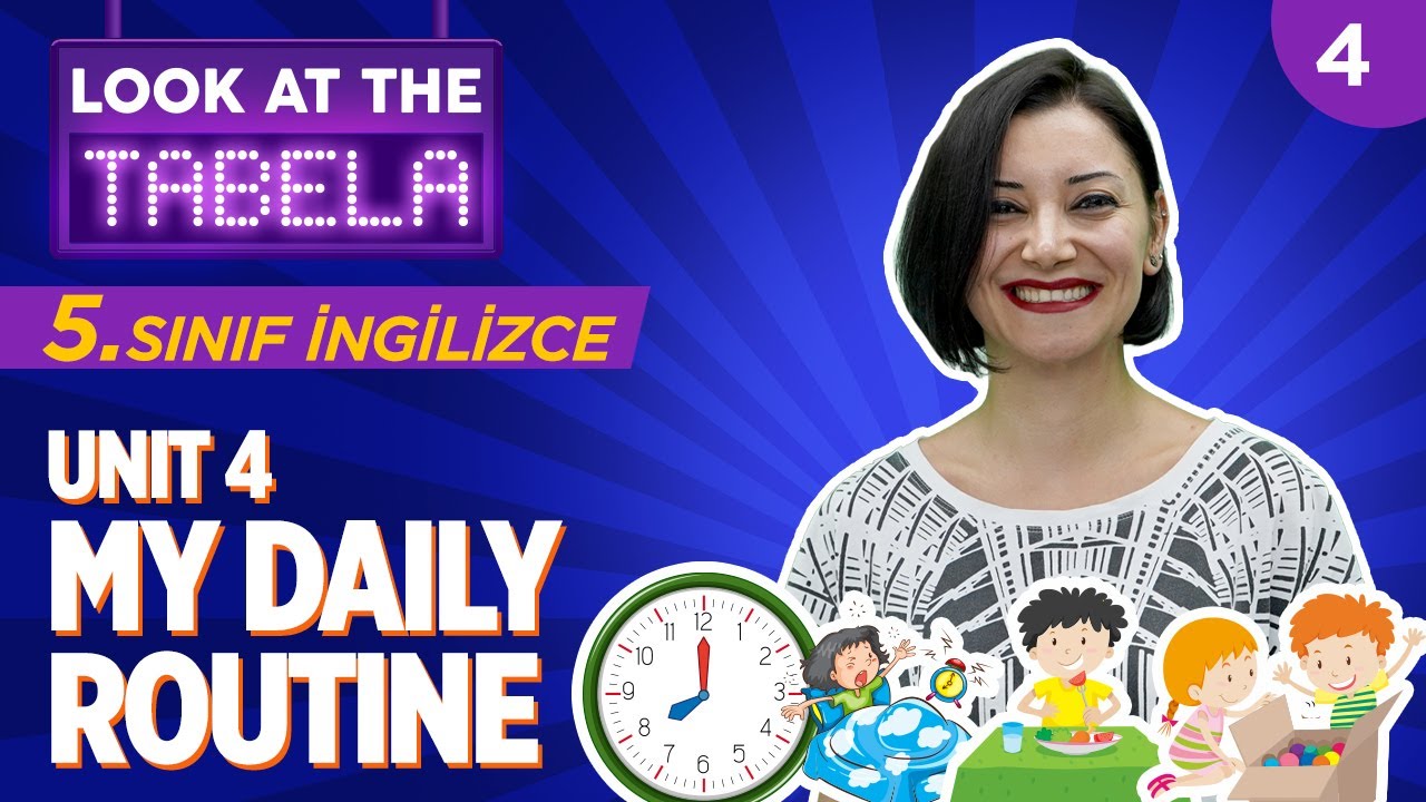 My Daily Routine: 5. Sınıf İngilizce 4. Ünite Kelimeleri ve Konu ...