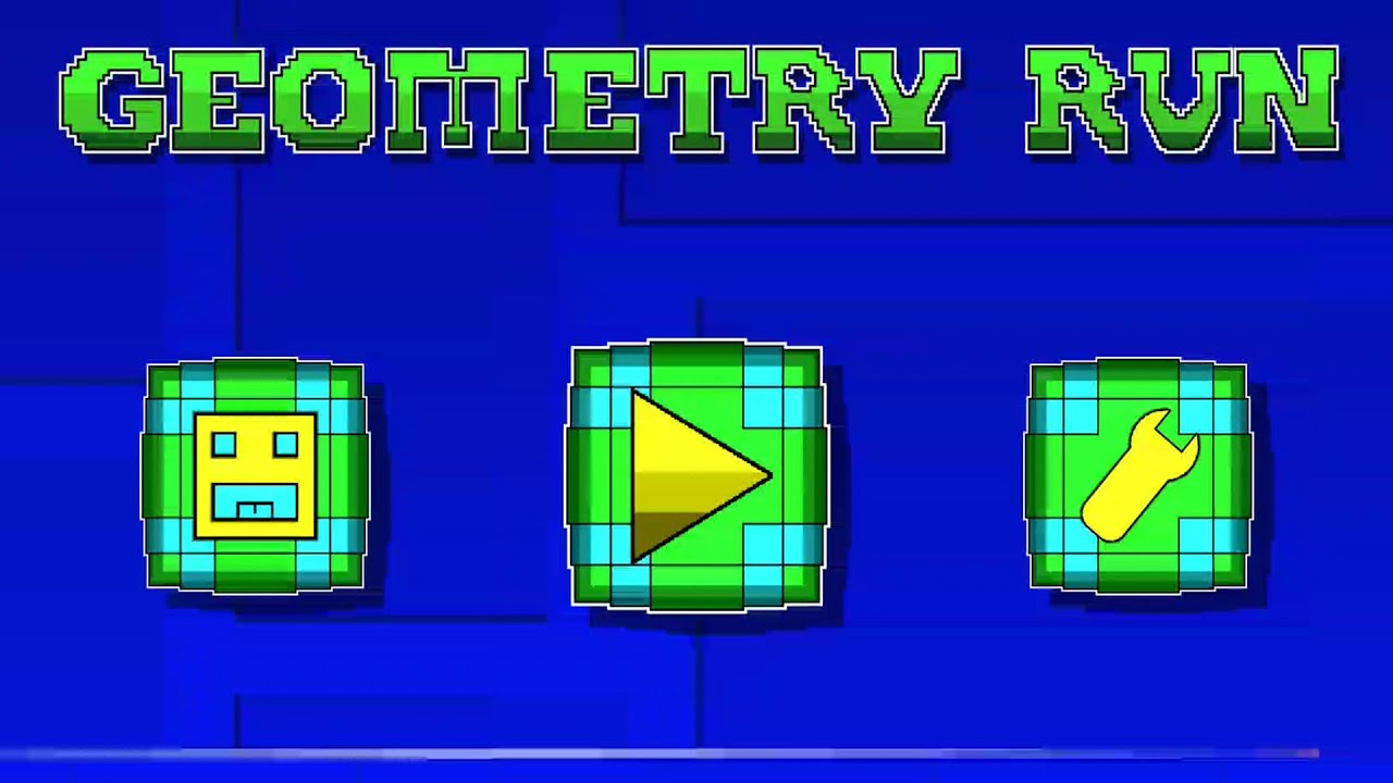 Fake geometry dash - YouTube