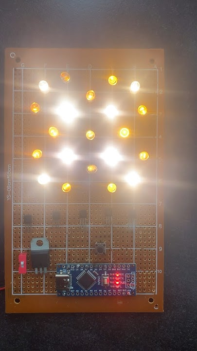 Cool led lamp using arduino #arduino #electronic #programming #stem #ledlights - YouTube