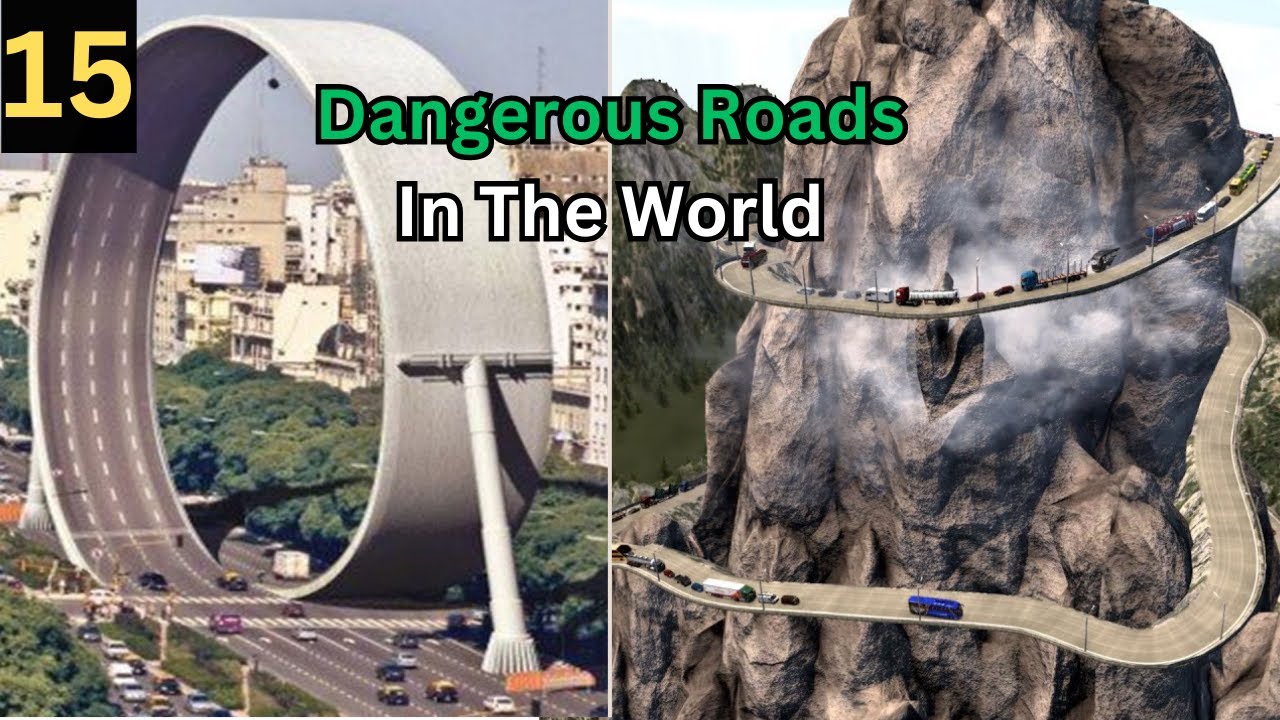 15 Most Dangerous and Incredible Roads In The World - YouTube