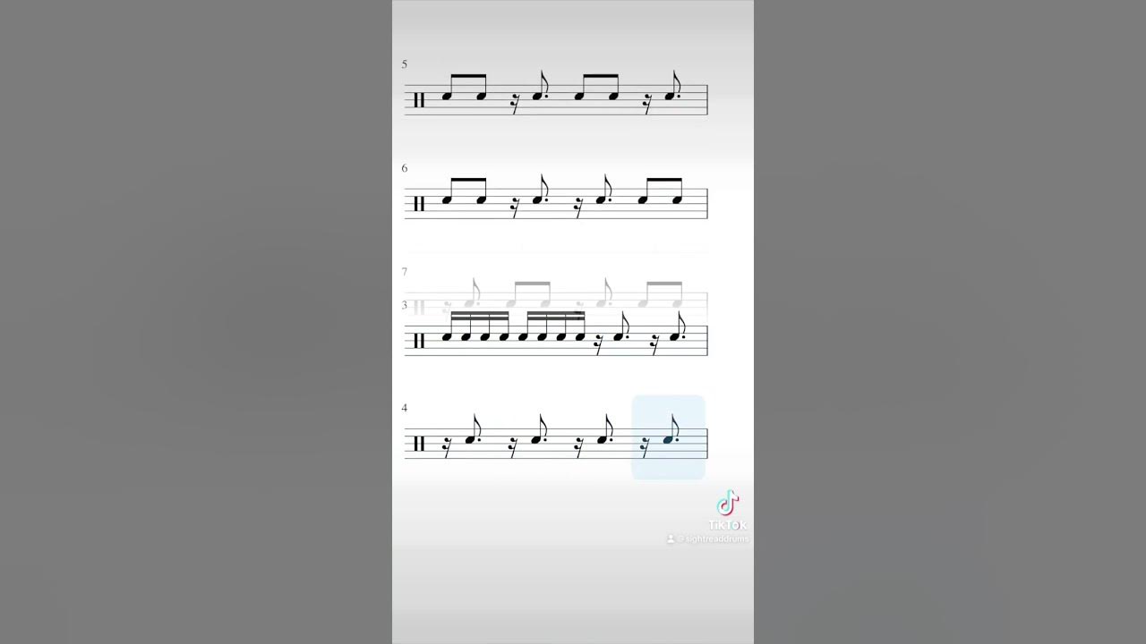 _ e _ _ - Dotted 8th Note Rhythm Practice! 🎵 - YouTube