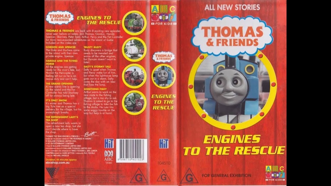 Opening To Thomas & Friends Engines to the Rescue 2004 AU VHS - YouTube