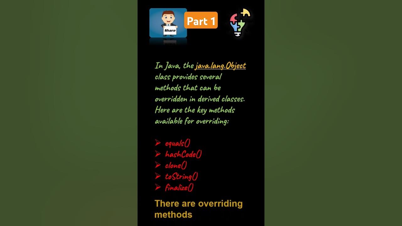 Override methods in Java #shorts #video #youtube - YouTube