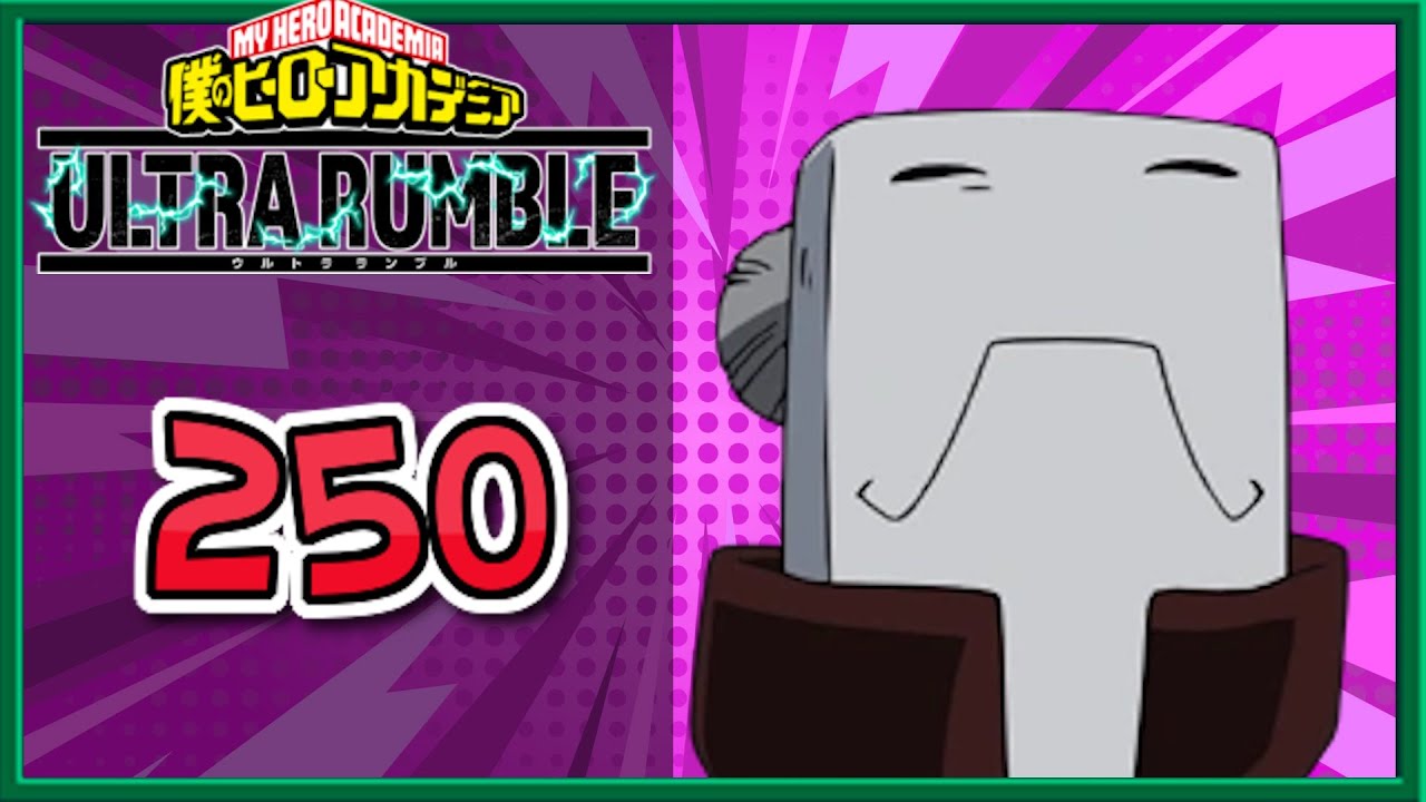 My Hero Ultra Rumble | Ranked - Ken Ishiyama (Cementoss) [250] - YouTube