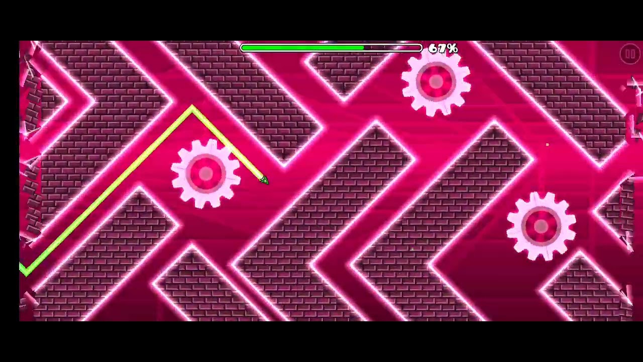 Geometry dash [Lines Fading] Harder Level - YouTube