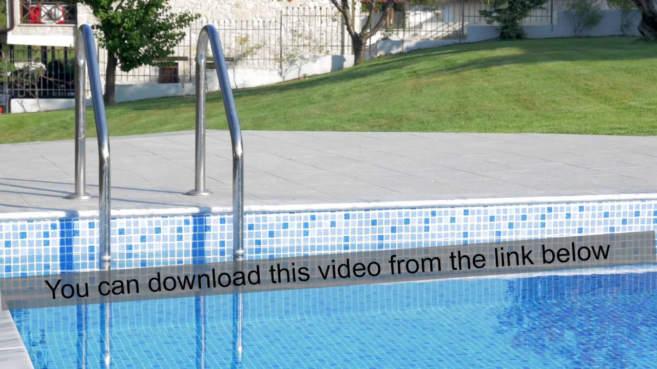 Cinemagraph - outdoor swimming pool with rippling water - YouTube