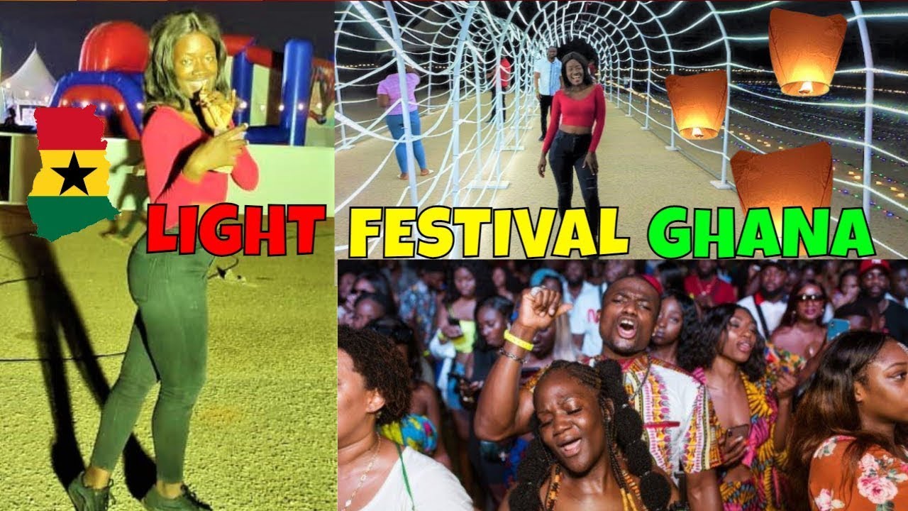Lit December In Accra Ghana|| The first Light Festival in Ghana and ...