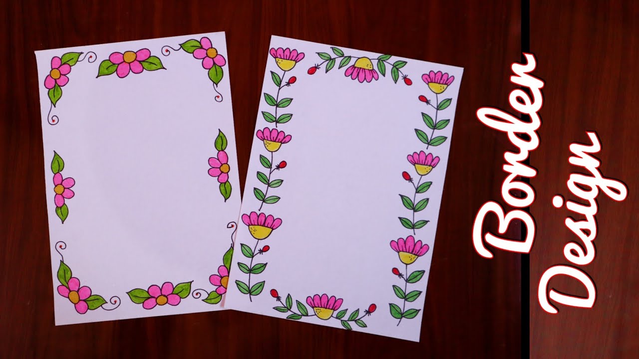 2 Border Designs/Border Designs for Project/Project File Decoration ...