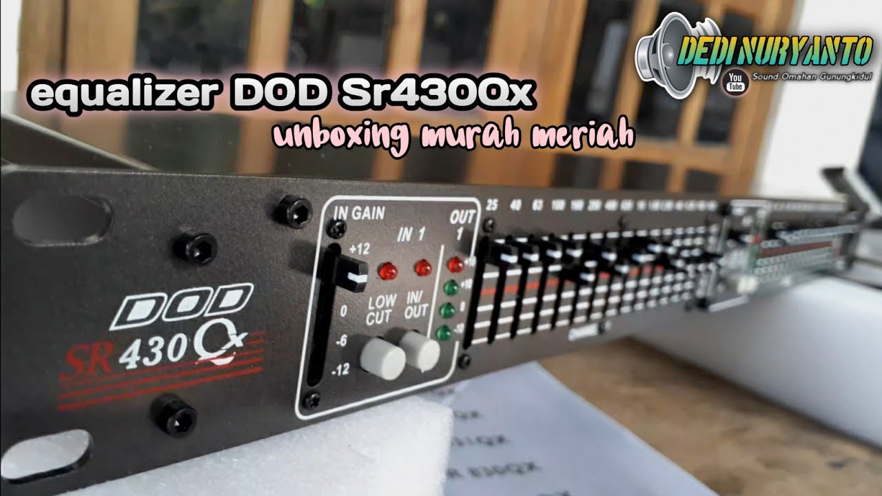 Equalizer DOD SR430QX made in china || cocok untuk sound omahan - YouTube