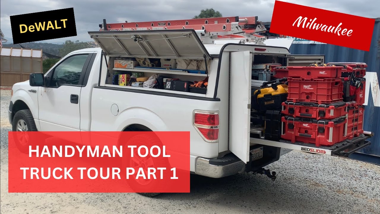 Stupid Long Handyman Tool Truck Tour Part 1 - YouTube