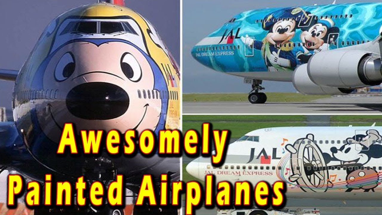 9 Awesomely Painted Airplanes special painted planes NEWS RPM - YouTube