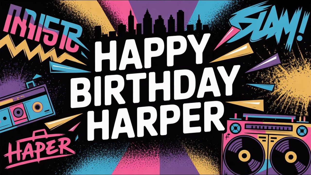 Harper Birthday Song - Hip - hop - Happy - YouTube