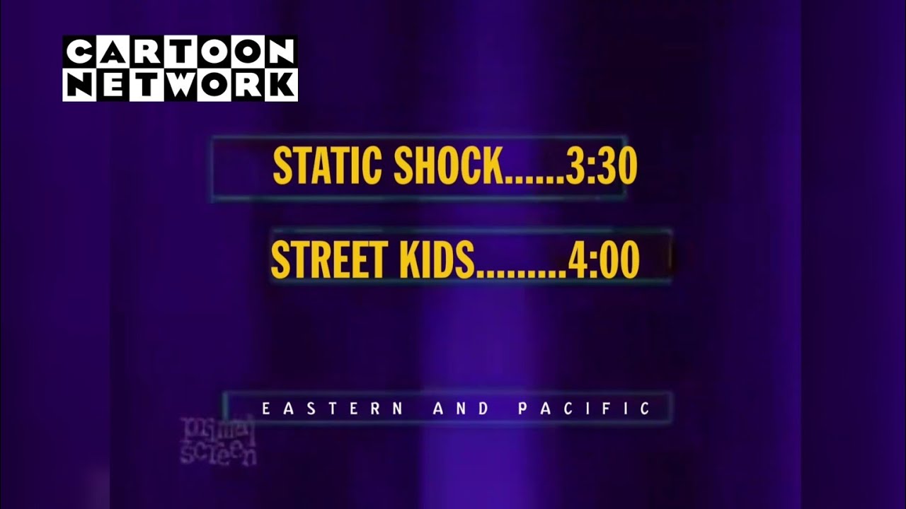 Cartoon Network Powerhouse Era Next: Static Shock To Street Kids (2003 ...