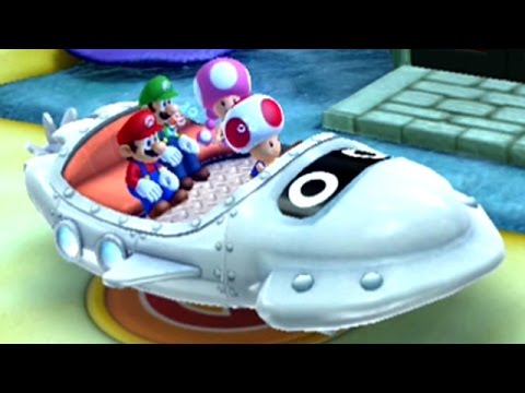 Mario Party 10 - Whimsical Waters (Blooper Submarine) - 2 Player Mario ...
