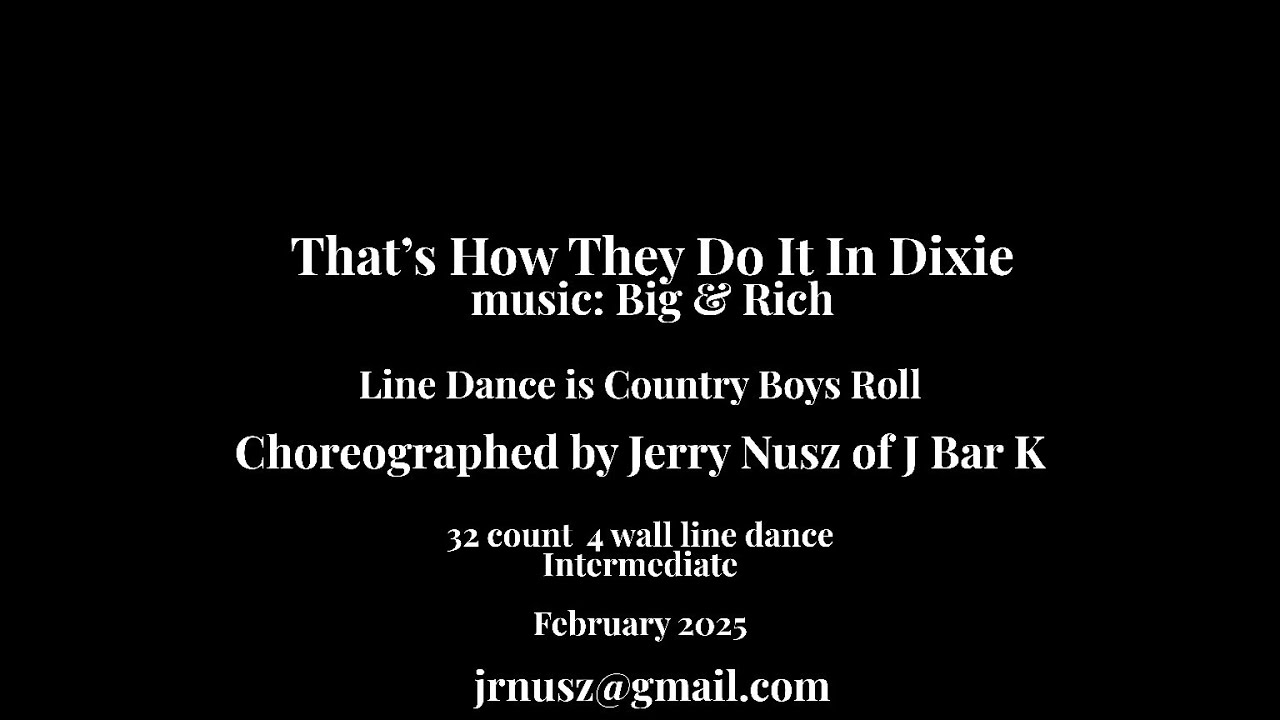 That's How They Do It In Dixie Line Dance - YouTube