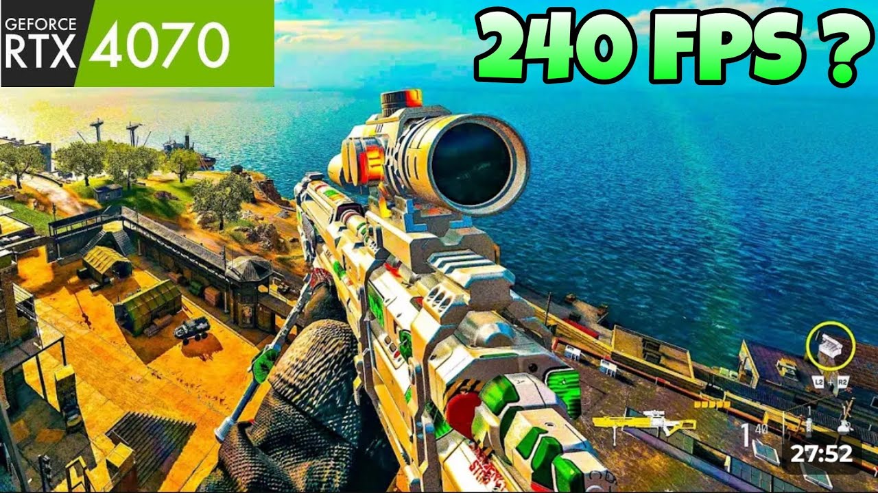 How to Get 240fps With 4k Max Settings in Warzone BO6 [ RTX 4070 Super ...