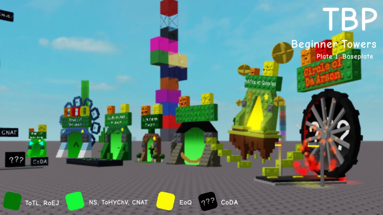 The Baseplate Project - Baseplate (Plate 1): Beginner Towers - YouTube