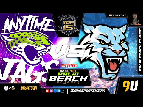 WEST ORLANDO ANYTIME JAGS VS ROYAL PALM BEACH WILDCATS 9U - YouTube