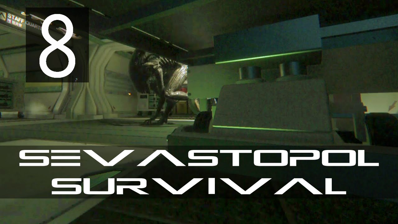 [8] Sevastopol Survival (Let's Play/Livestream Alien: Isolation PC w ...