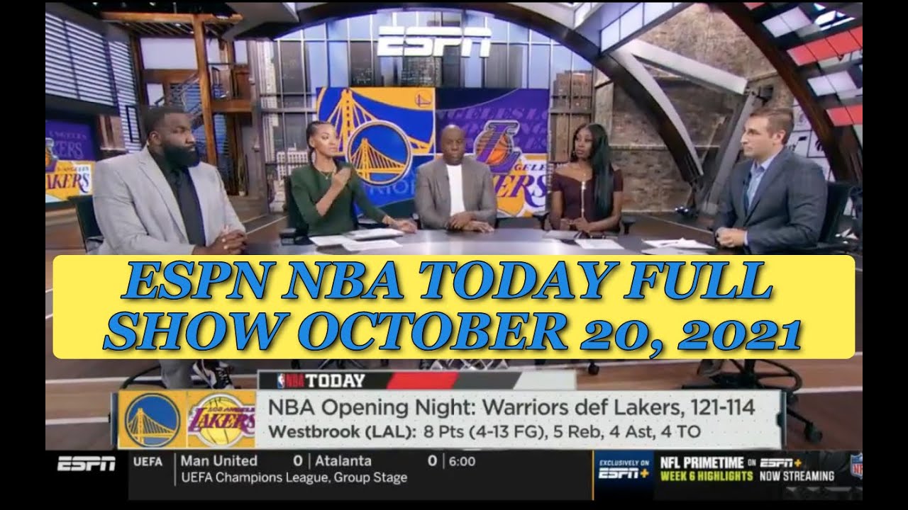 ESPN NBA Today FULL SHOW October 20 2021 | Magic Johnson says Westbrook ...