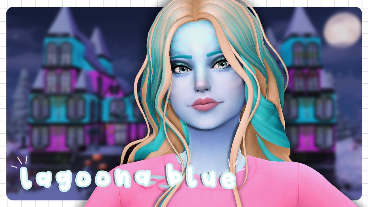 LAGOONA BLUE 🌊 | Los Sims 4 Crear Un Sim Monster High + CC List - YouTube