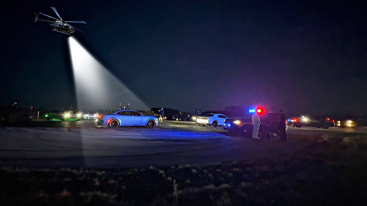 I got boxed in by the police at 3 different car meets in one night 😭 ...