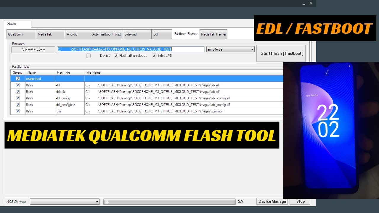 Qualcomm flash tool | EDL/FASTBOOT 9008 Mode | NEW METHOD 2023 - YouTube