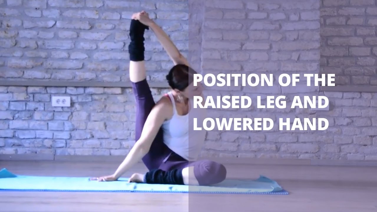 Position of the Raised leg and lowered hand - YouTube