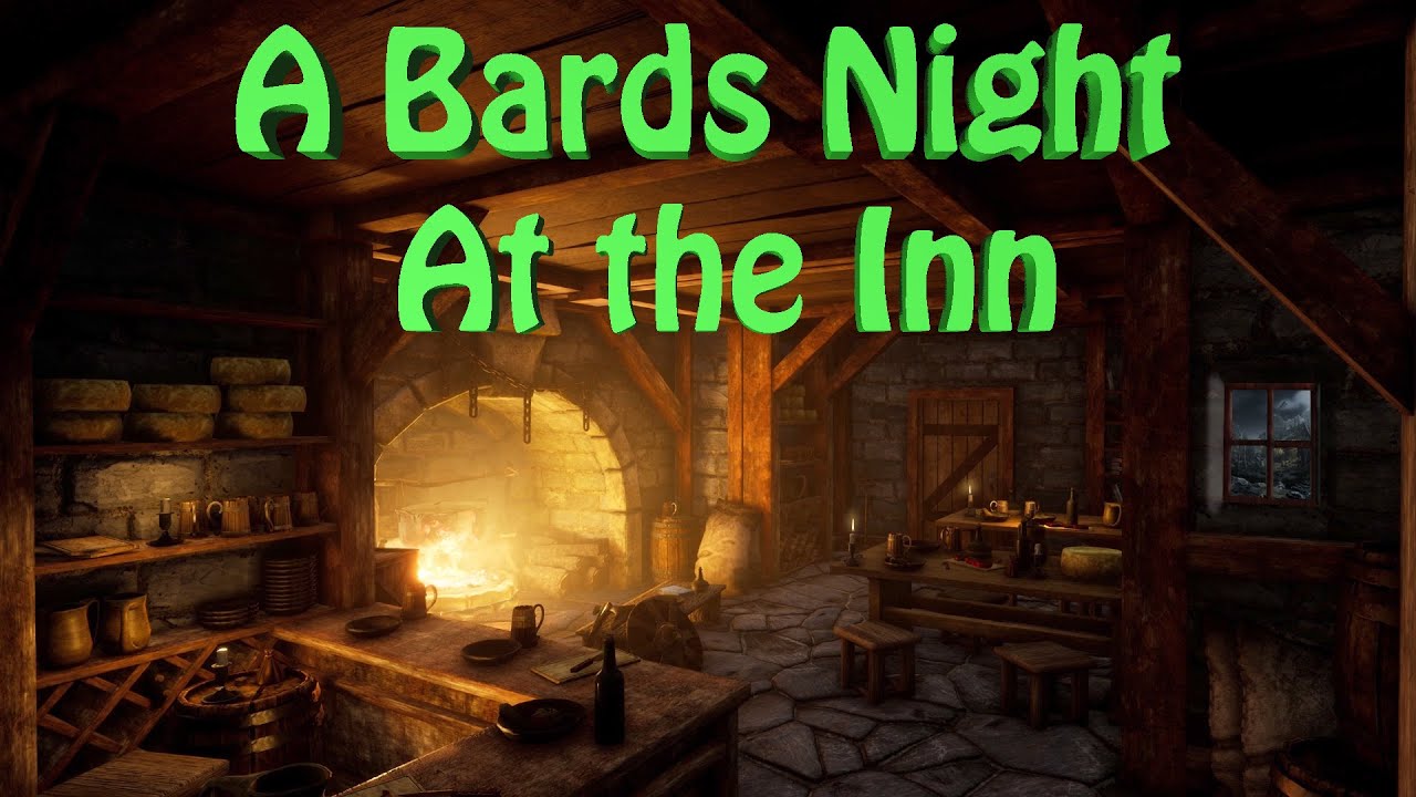 1 Hour of the Best Medieval music (Fantasy Tavern with fireplace ...