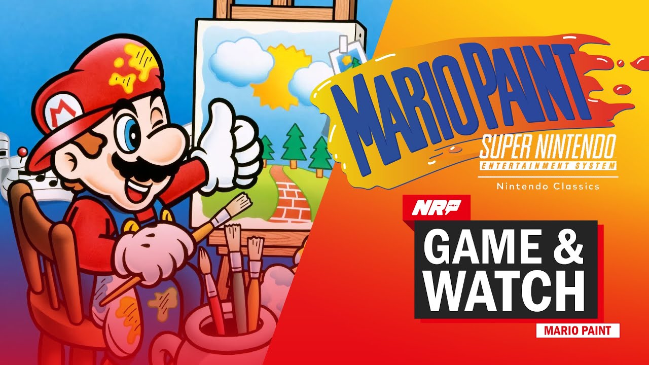 Mario Paint Nintendo Switch 2 Gameplay | Game & Watch - YouTube
