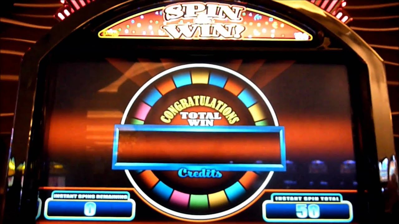 Spin & Win Slot Machine Bonus Win (queenslots) - YouTube