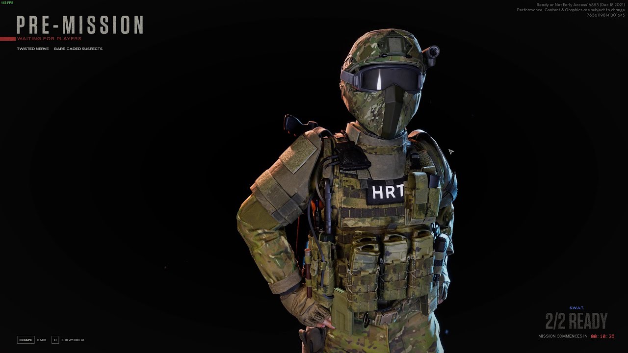 Ready Or Not (SWAT like) konečně na steamu! (early access)- FBI HRT ...