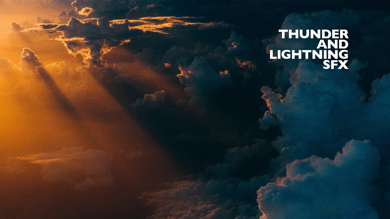 Distant thunderstorm // Very light rain // Thunder sounds for sleeping // Thunder SFX - YouTube