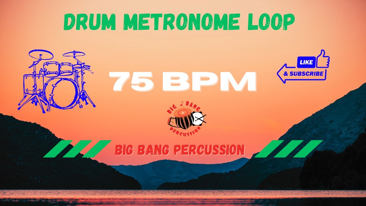 BATUCADA LOOP - 75 BPM - METRONOME TO PLAY ALONG - YouTube