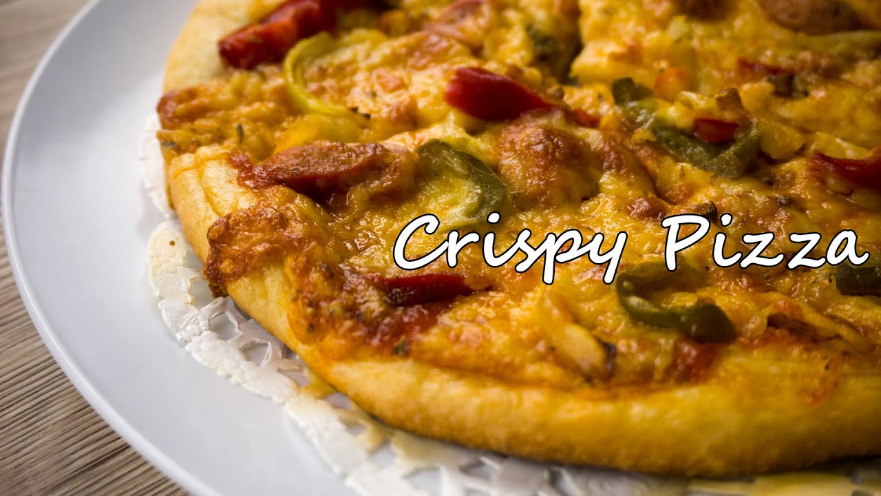 Making Quick and Easy Homemade Crispy Pizza Recipe for Movie Night ...
