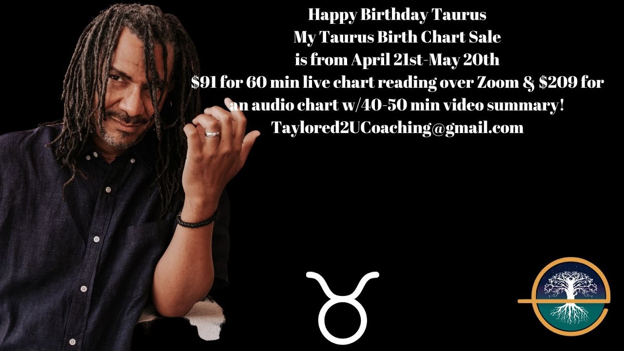 Taurus Sun Sign Birth Chart Sale! #astrology #taurus #venus # ...