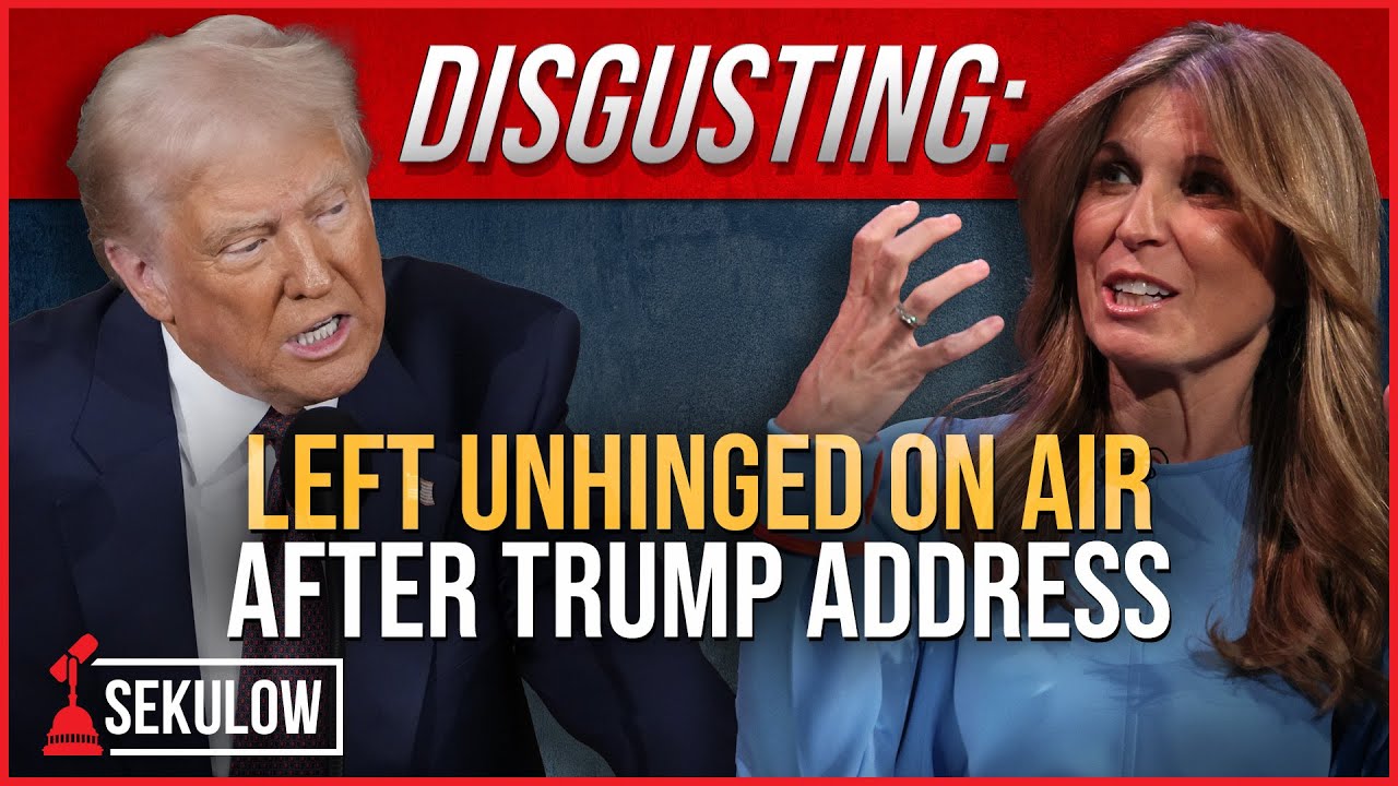 DISGUSTING: Left Unhinged On Air After Trump Address - YouTube