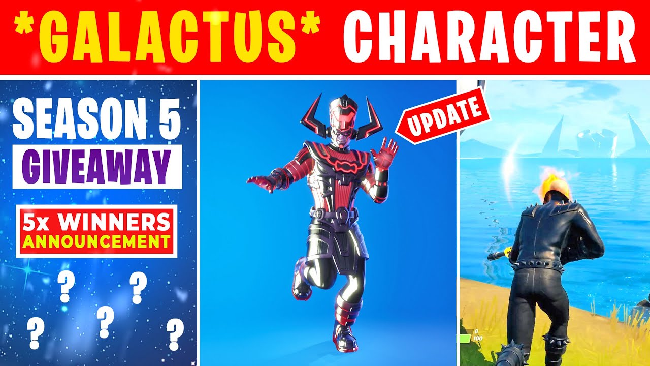 *NEW* Galactus Skin Render + Map Update (Giveaway Winner Announcement ...